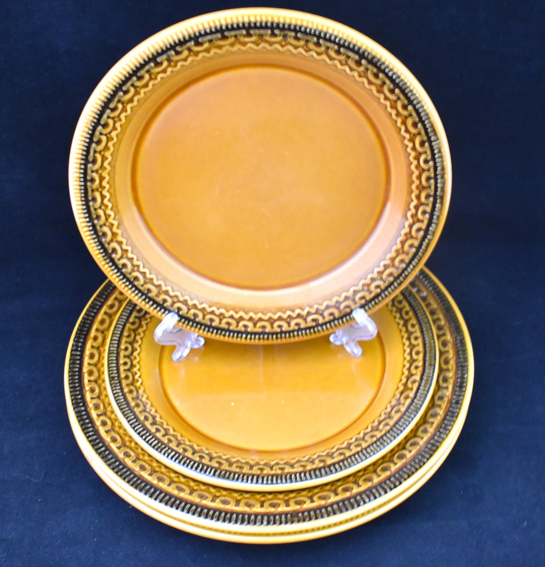 Set of 4 Franciscan Creole Plates - 2 Dinner and 2 Salad - Mid-century ...