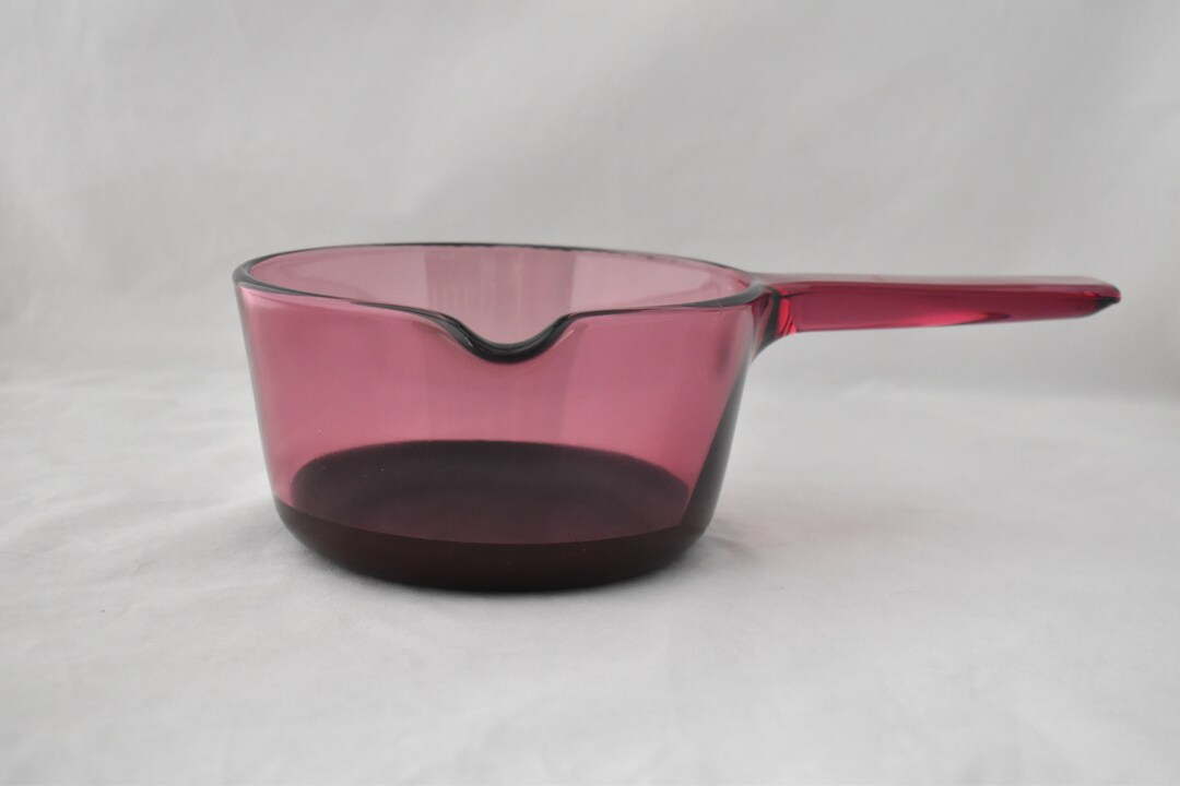 Pyrex Visions Cranberry 1 Liter Sauce Pan No Lid - Etsy