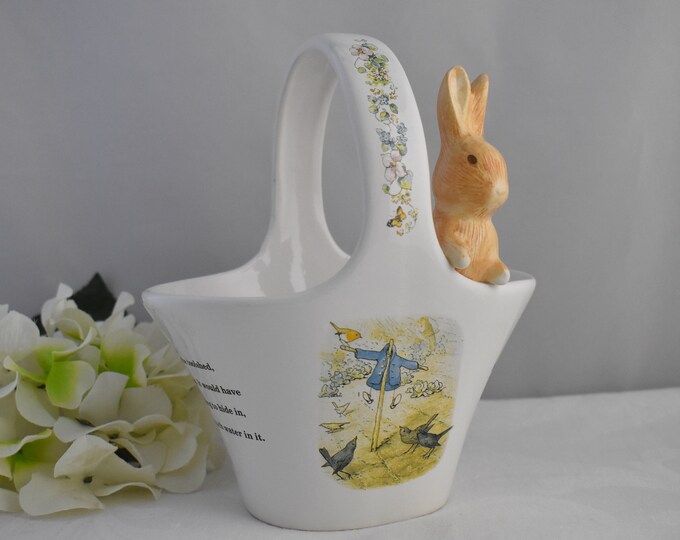 Beatrix Potter 1998 Peter Rabbit Basket - Etsy