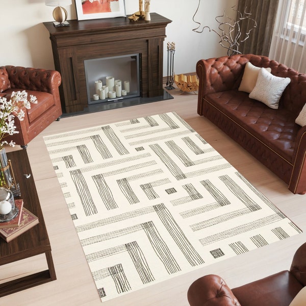 Geometric Rug - Etsy