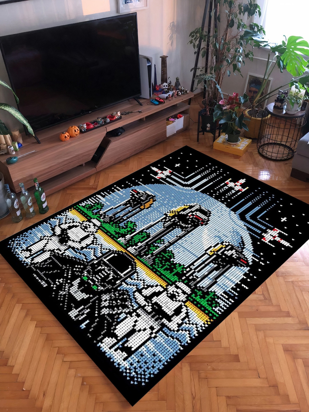 Star Wars Pixel Art Rug, Starwars Mosaic Pattern Rug, Rugs for Living ...