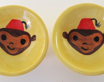 Ceramic monkey dish | Etsy