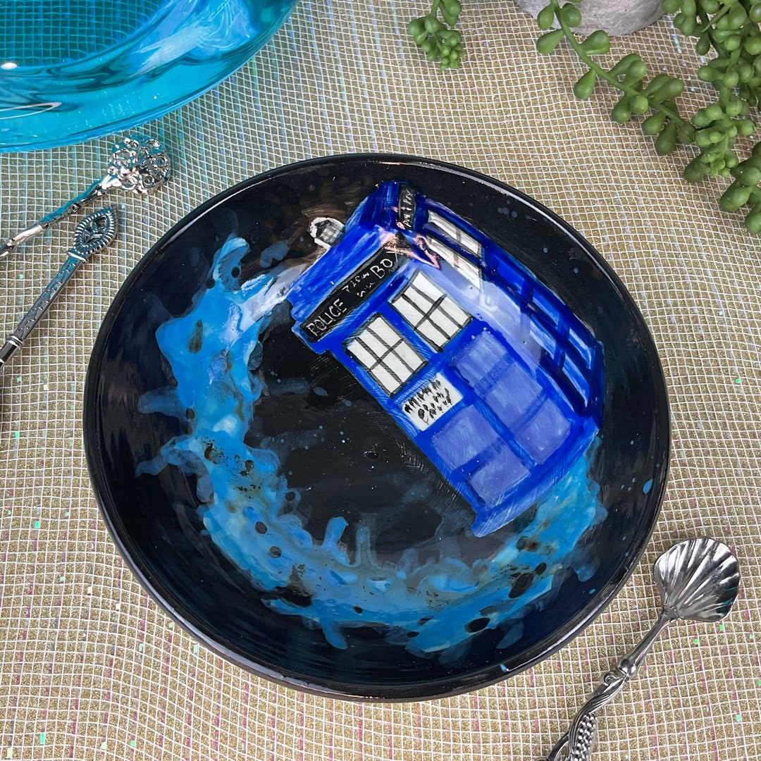 Police Box in Space - Doctor Who Inspired TARDIS Bowl - Etsy