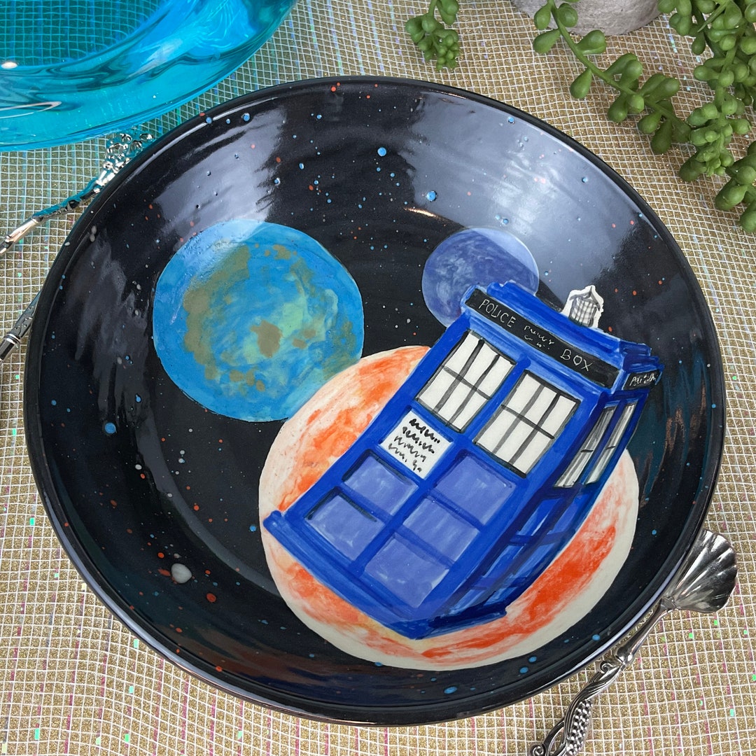 Police Box in Space - Doctor Who Inspired TARDIS Bowl - Etsy