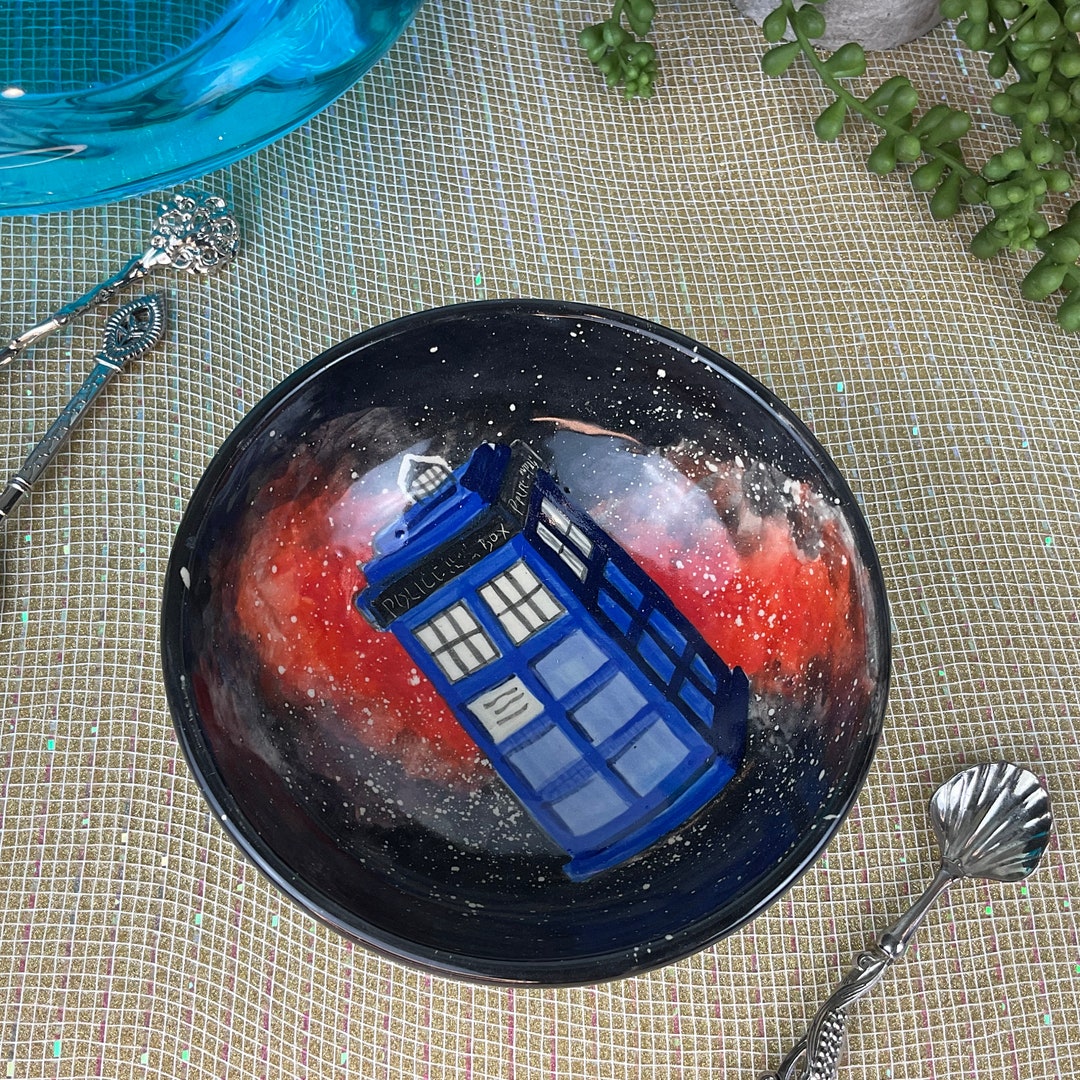 Police Box in Space - Doctor Who Inspired TARDIS Bowl - Etsy