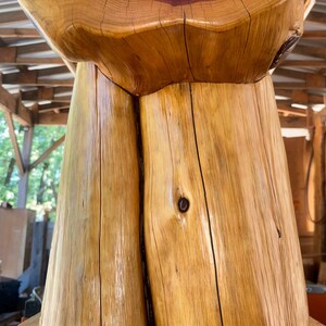 Eastern Red Cedar Log Bench - Etsy