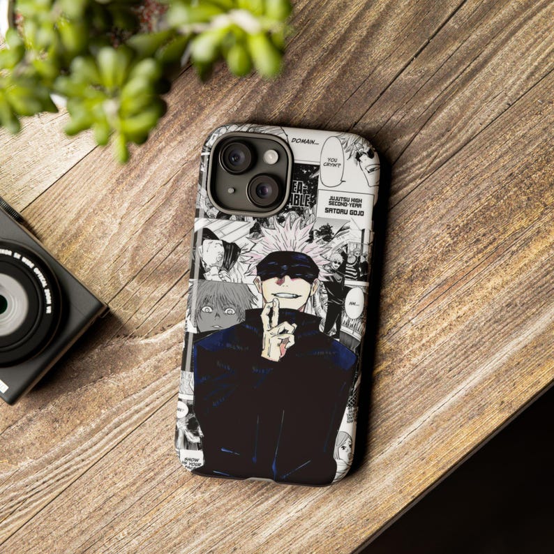 Gojo Satoru, Impact Tough Case, Aesthetic Design, iPhone 16, iPhone 15 ...