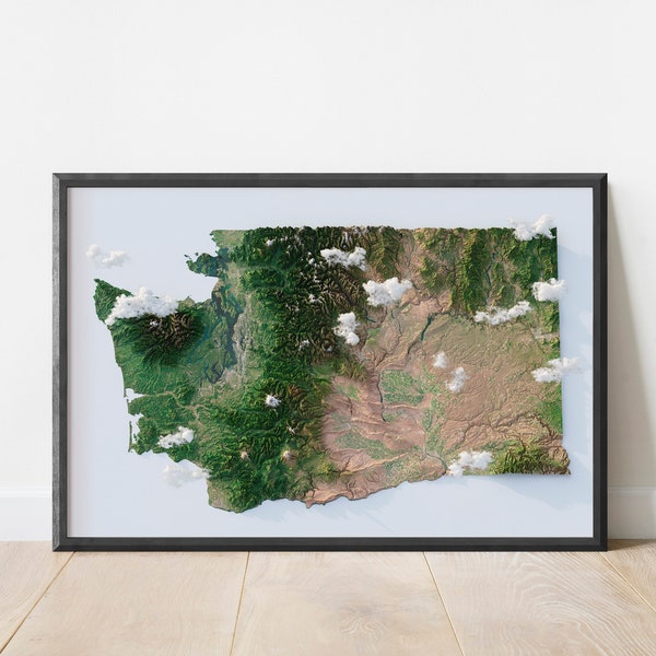 Elevation Map 3d - Etsy