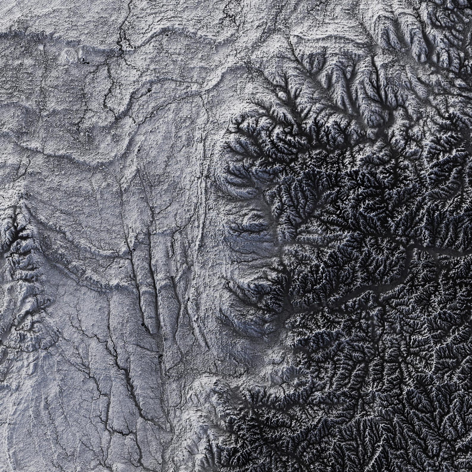 Ohio Minimalist Relief Map | Stylized Art Cartography | Elevation ...
