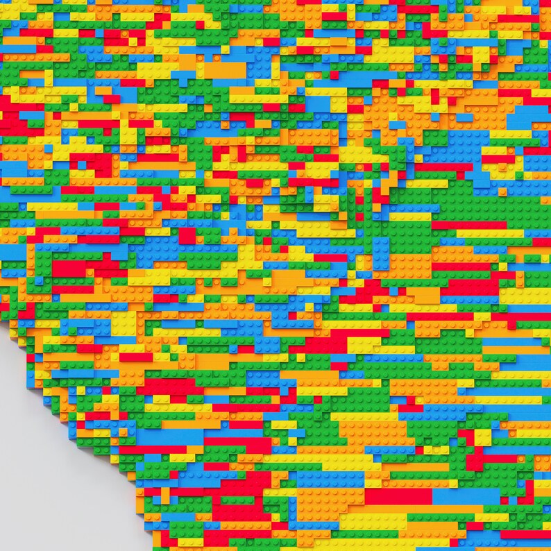South Carolina Topography Stylized Toy Brick Art Relief Map Map Art ...