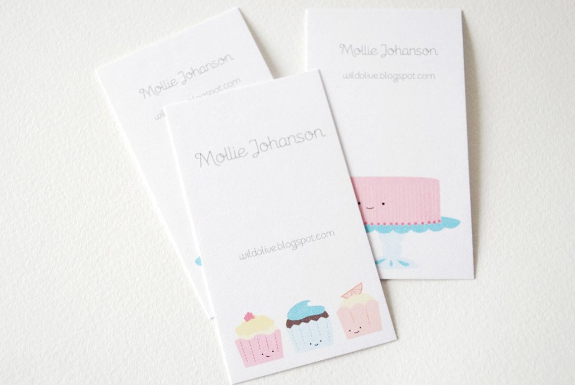 Printable Calling Cards Sweet Treats | Etsy