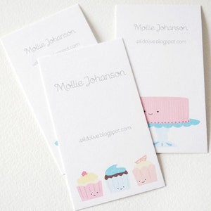 Printable Calling Cards Sweet Treats - Etsy