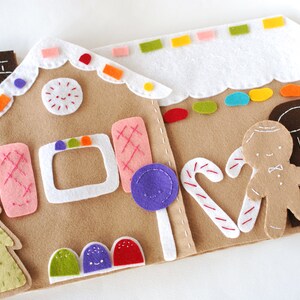 Sweet Gingerbread Scene - Felt Play Set Project PDF Patterns and ...