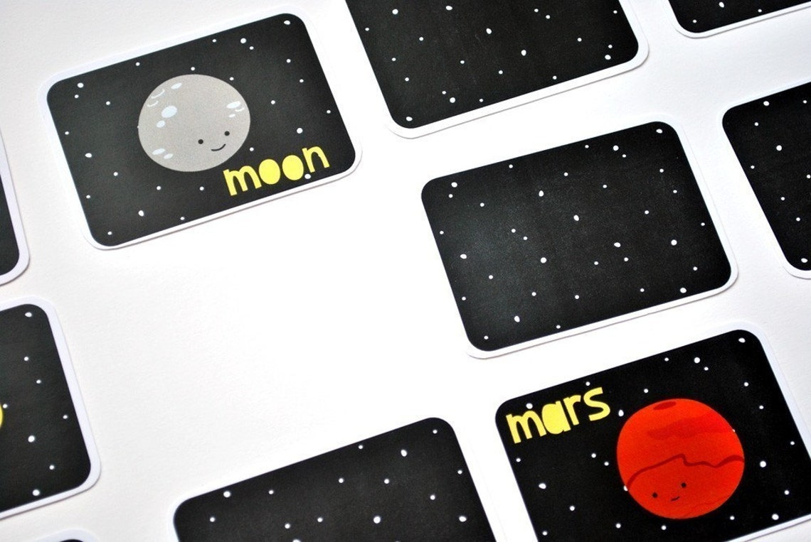 Printable Cards the Solar System Set - Etsy