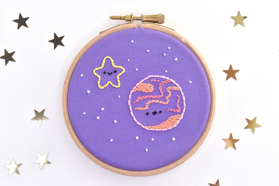 The Solar System Set - Outer Space Hand Embroidery Pattern - Etsy