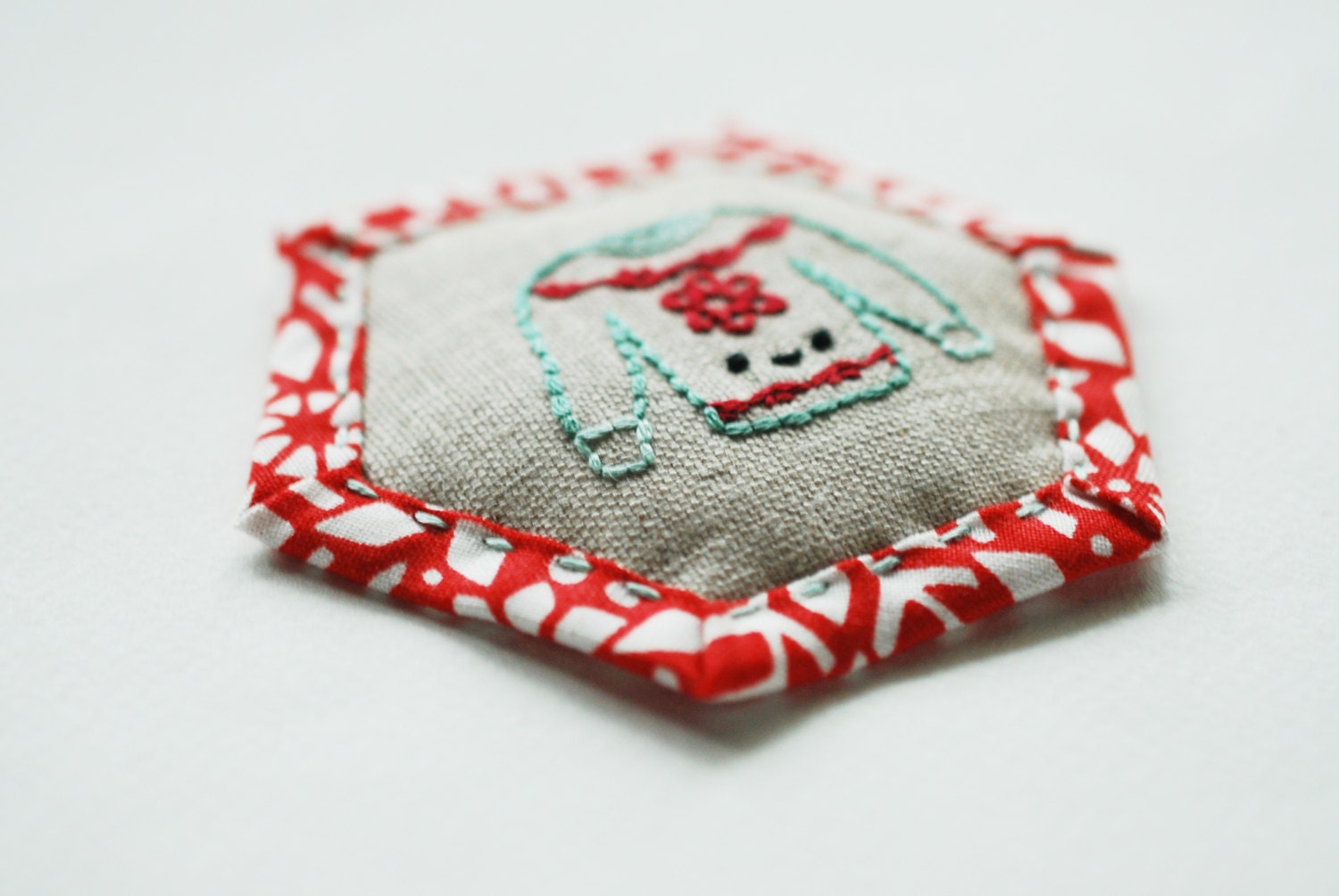 Winter Stitching Club - Embroidery Patterns and Quilted Hexagon Table ...