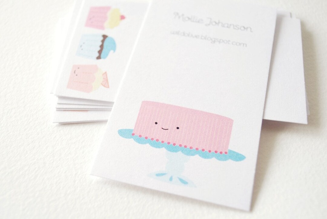 Printable Calling Cards Sweet Treats - Etsy