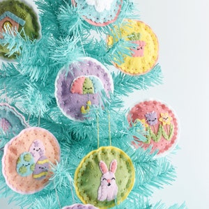 It Felt Like Spring Felt Ornaments - DIY Project With PDF Patterns and ...
