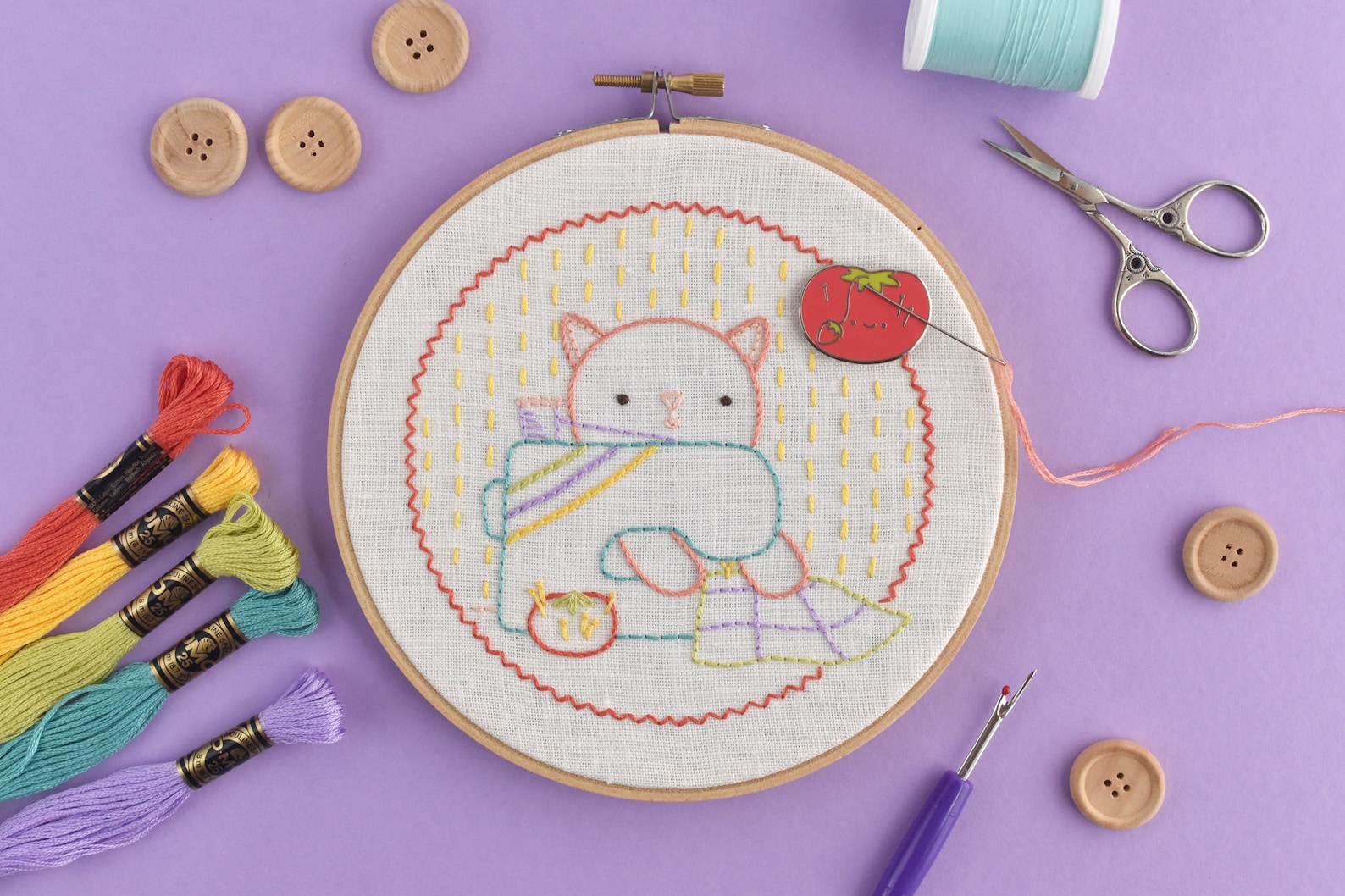Crafty Critters PDF Hand Embroidery Pattern - Etsy