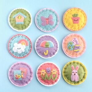 It Felt Like Spring Felt Ornaments - DIY Project With PDF Patterns and ...