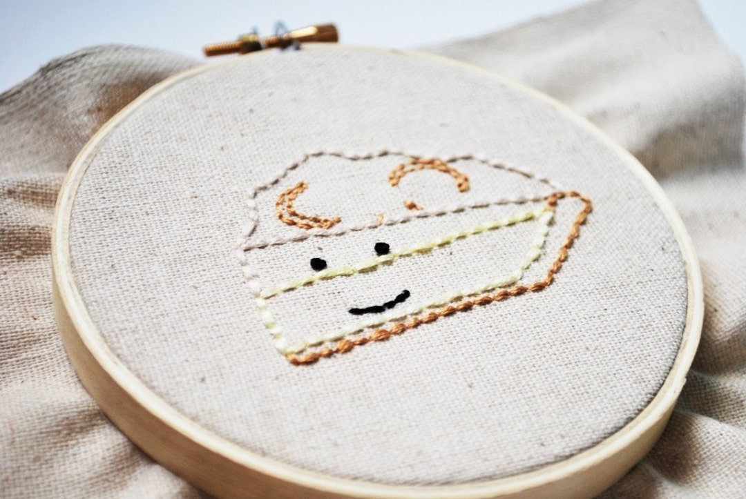 Food Friends 2 Dinner and Dessert Embroidery Pattern - Etsy