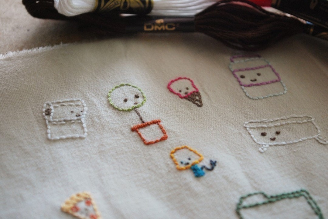 Teeny Tinies - Small Object Hand Embroidery Pattern - Etsy