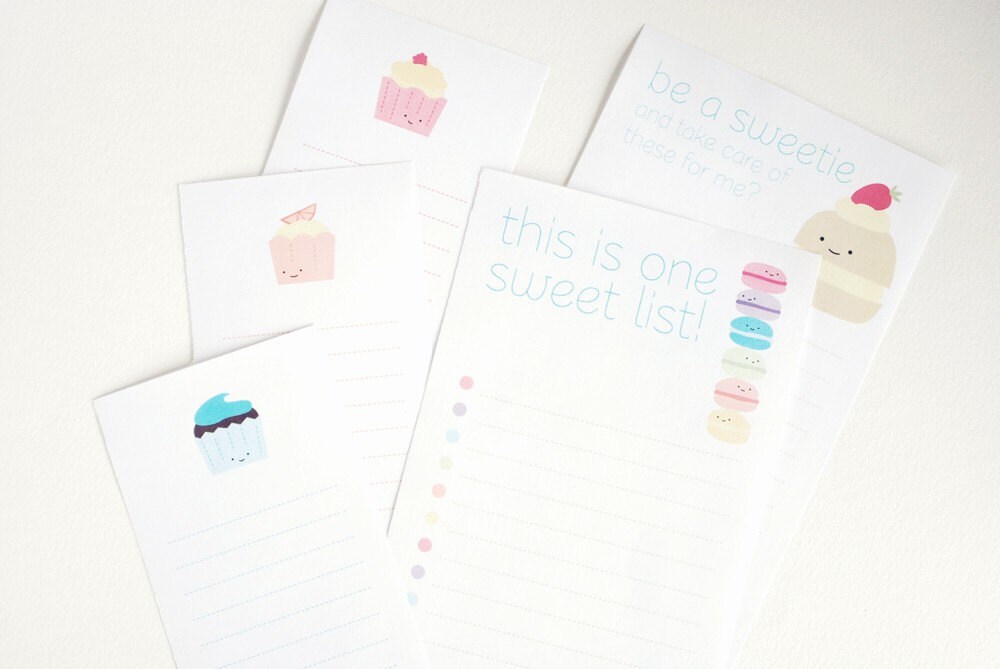 Sweet Treats Printable Lists | Etsy