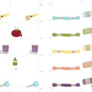 Crafty Characters Printable Calling Cards or Tags - Etsy