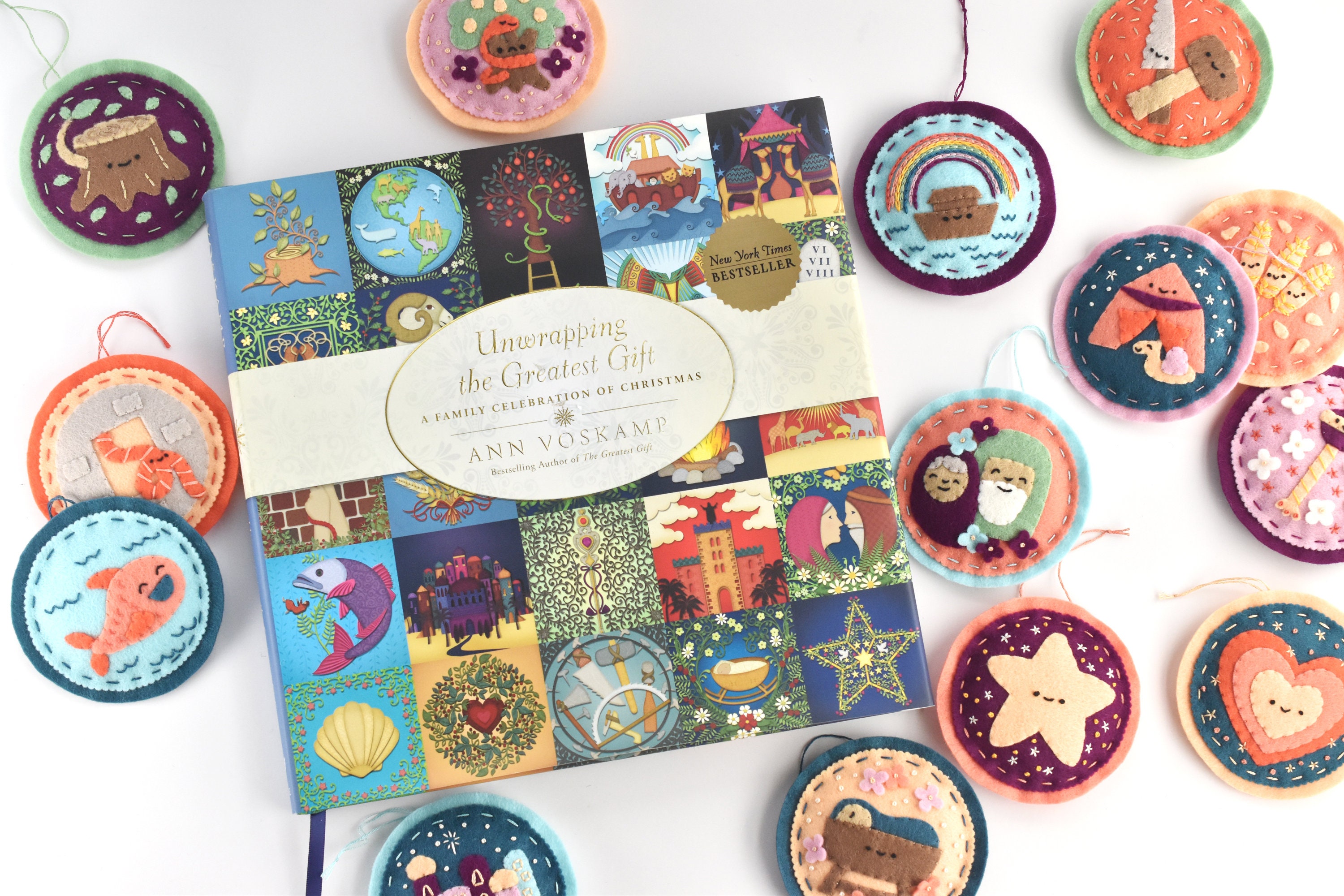 Jesse Tree Advent Felt Ornaments - DIY Project PDF Patterns for ...