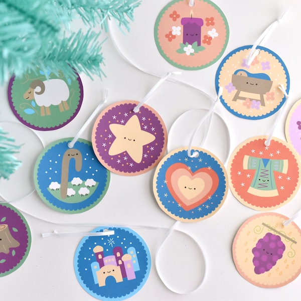 Jesse Tree Ornaments - Etsy