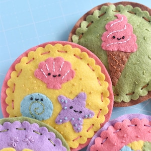 It Felt Like Summer Felt Ornaments - DIY Project With PDF Patterns and ...