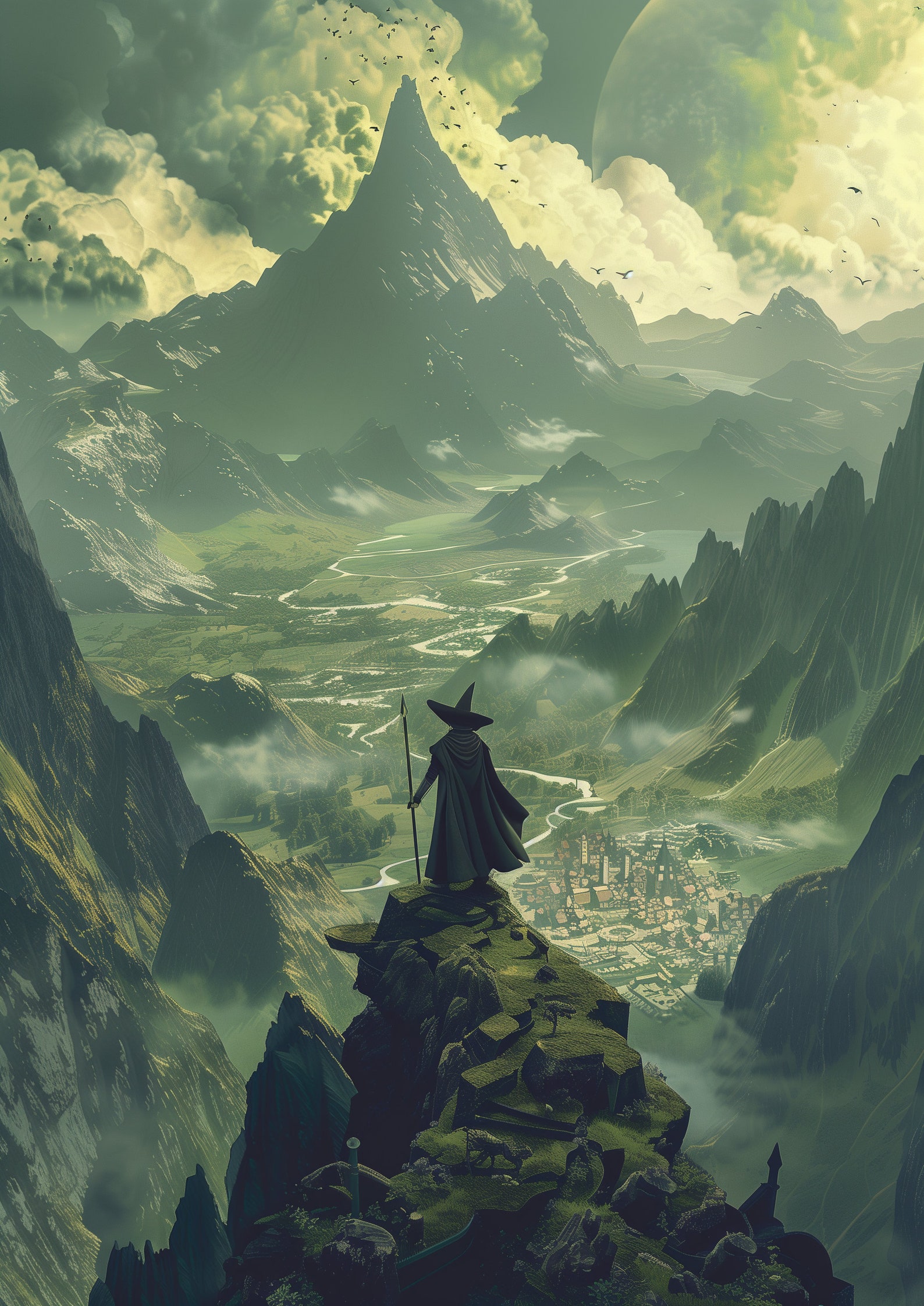 A Wizards Tale Digital Poster Dungeons and Dragons Poster Dnd Poster ...