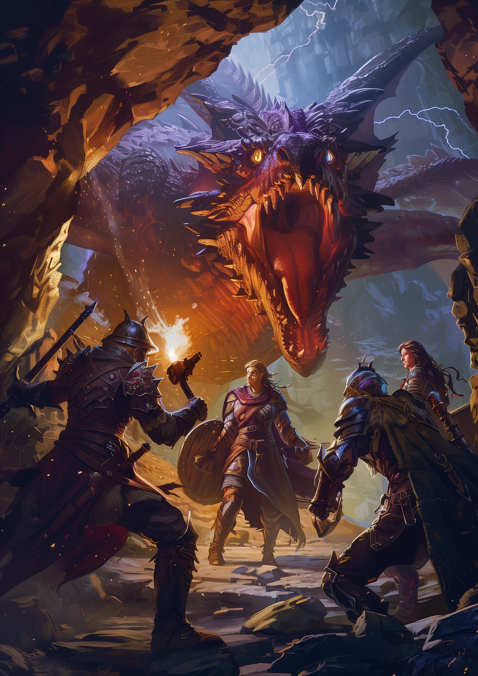 The Lair Digital Poster Dungeons and Dragons Poster Dnd Poster Dungeon ...