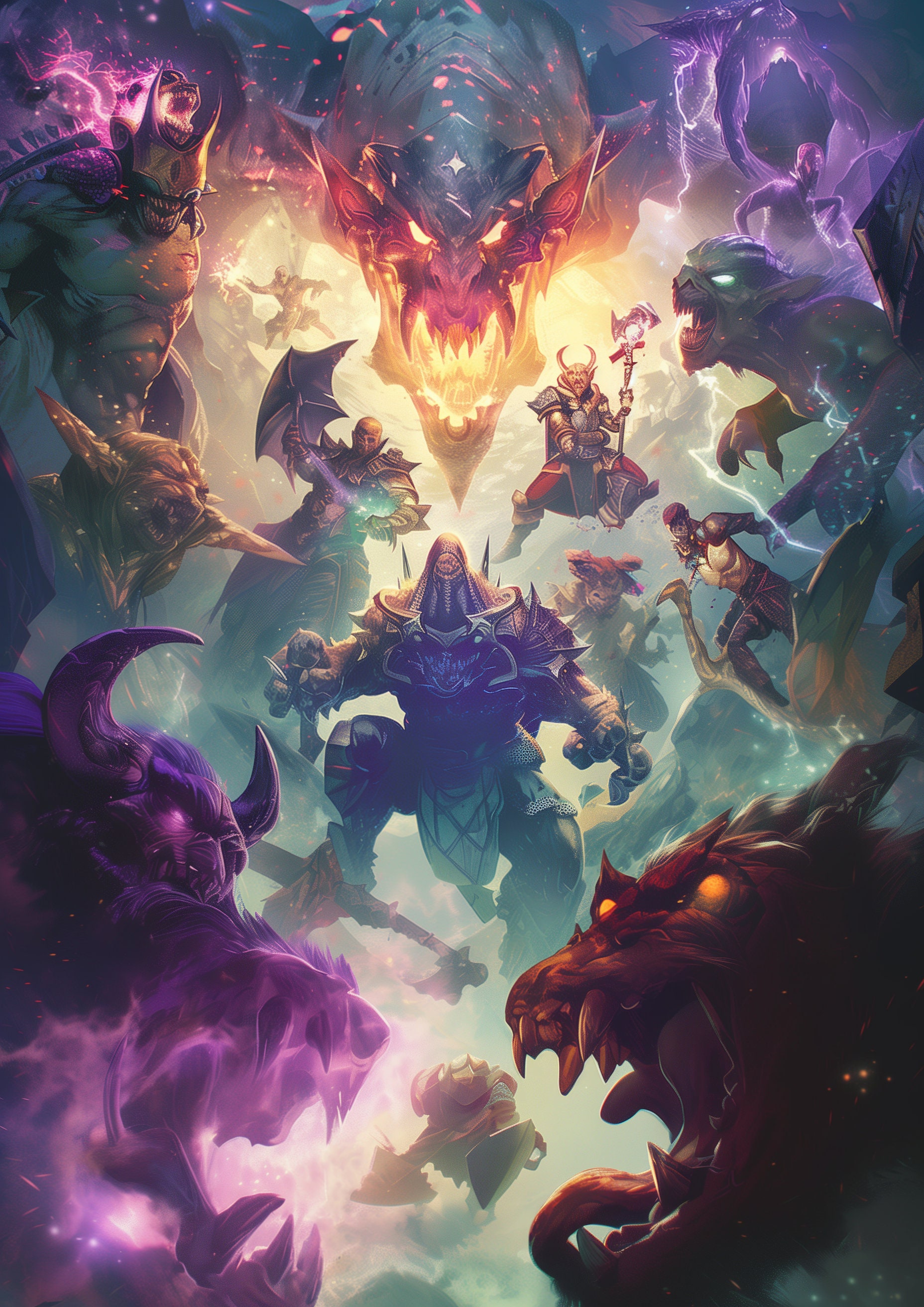 The Big Bads Digital Poster Collection | Dungeons and Dragons Poster ...
