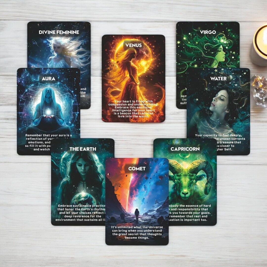 Oracle Card Deck, Oracle Reading, Oracle Deck, Affirmation Cards ...
