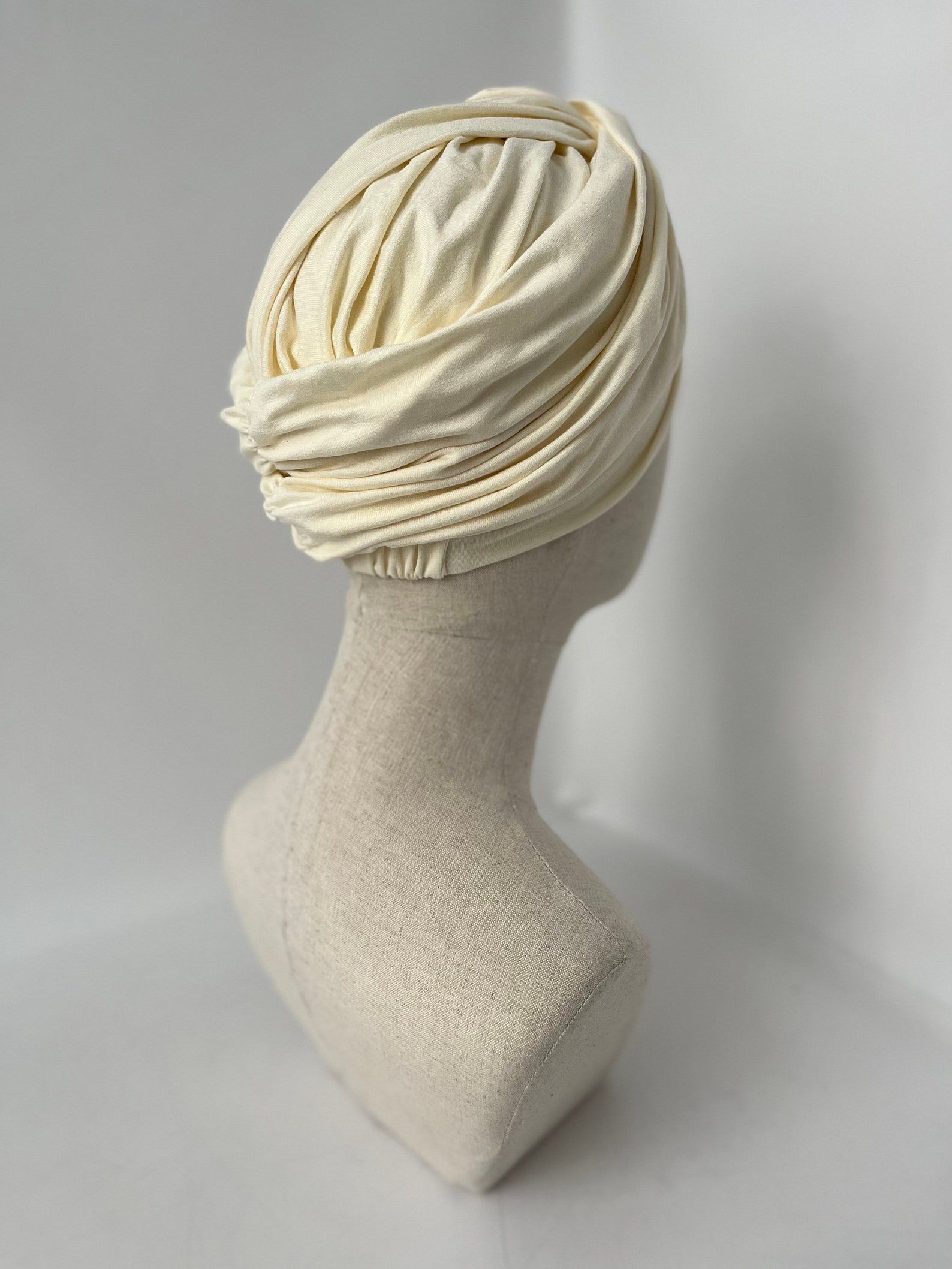 Elegant Summer Turban for Women in Variant Colors. Stylish Hair Wrap ...