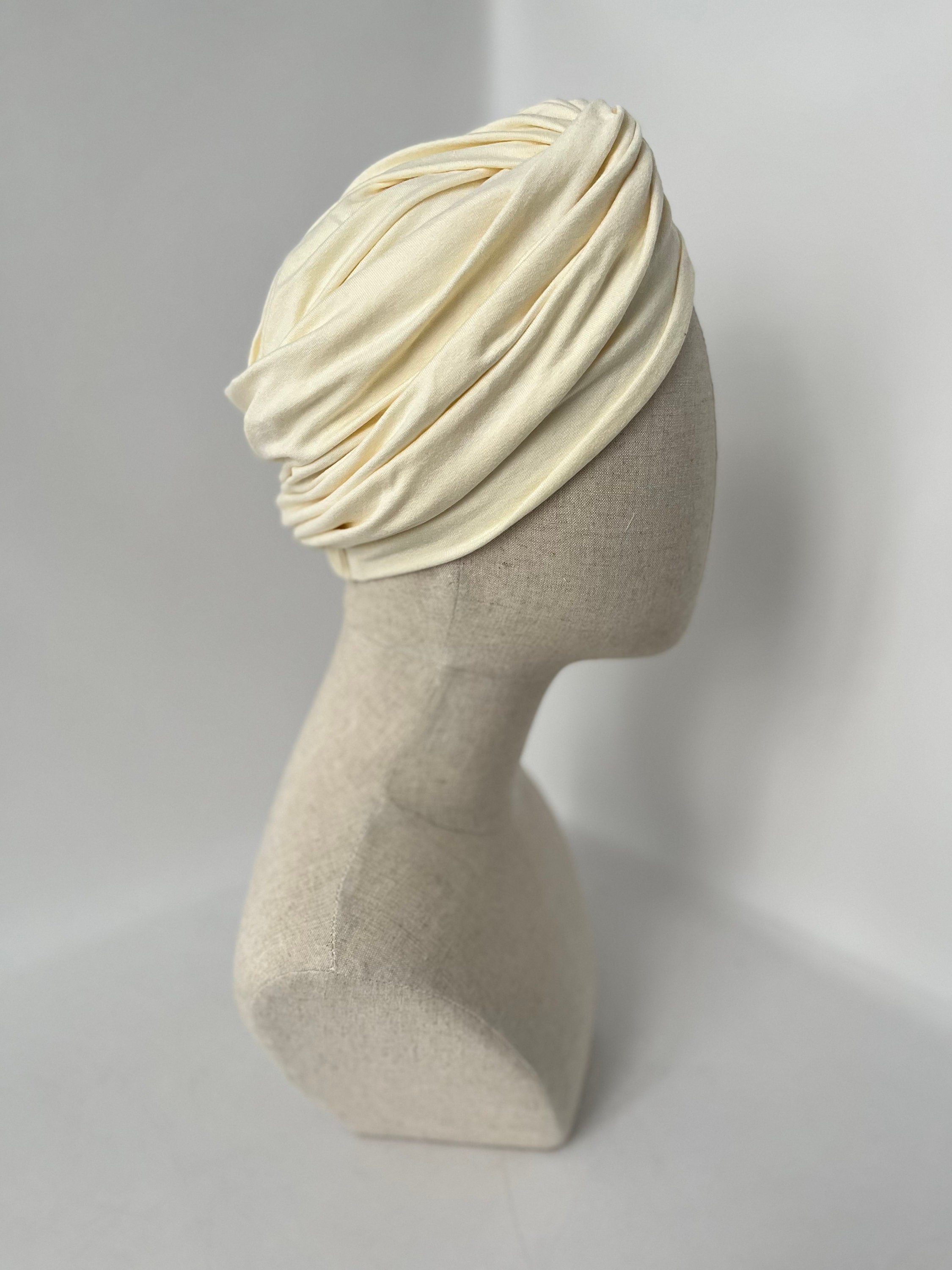 Elegant Summer Turban for Women in Variant Colors. Stylish Hair Wrap ...
