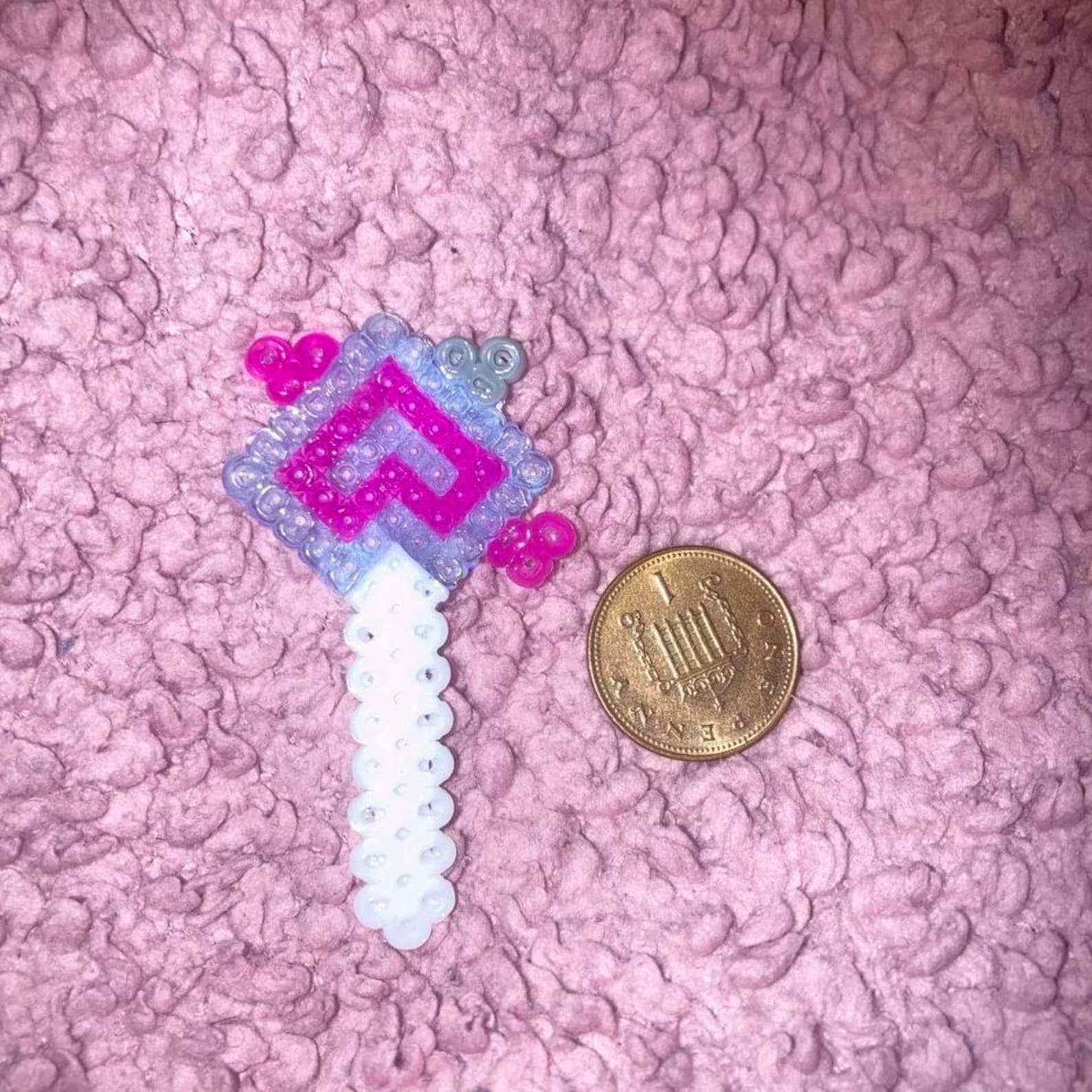 Angelic Grunge Perler Bead Keychains Designs - Etsy
