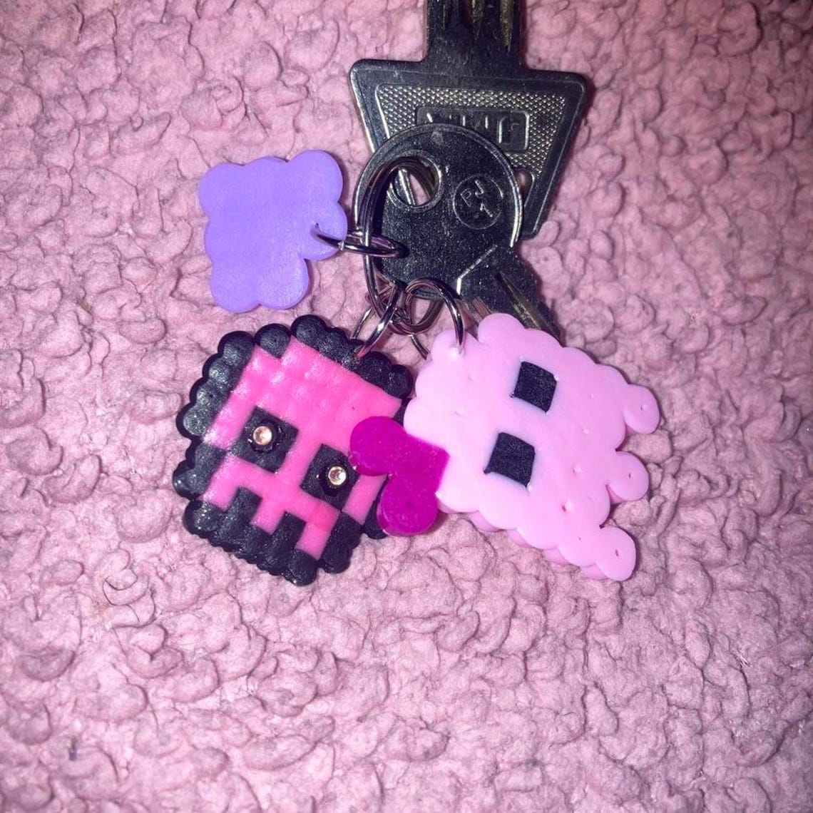 Angelic Grunge Perler Bead Keychains Designs - Etsy