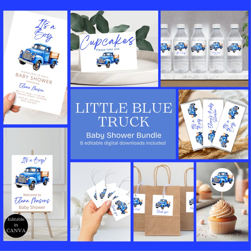 Truck Baby Shower - Etsy