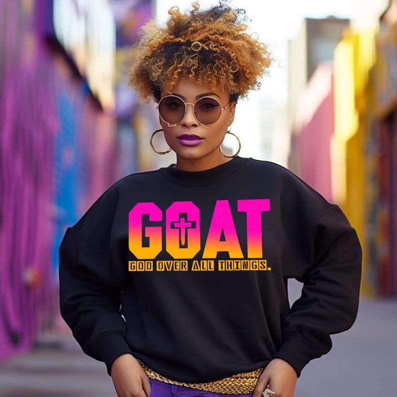 G.O.A.T God Over All Things PNG, God Over All Things Svg, God Quote Svg ...