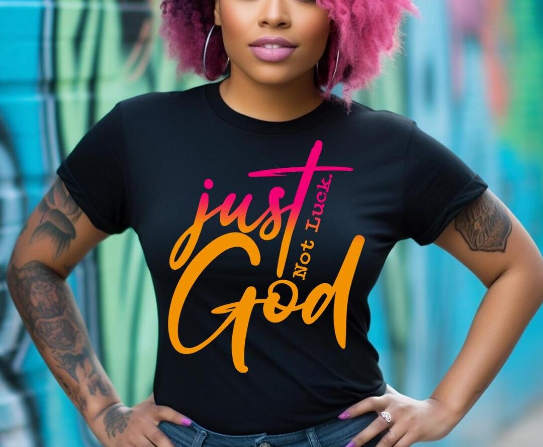 Just God, Christian Quote PNG SVG Bundle: Minimalist Bible Verse ...