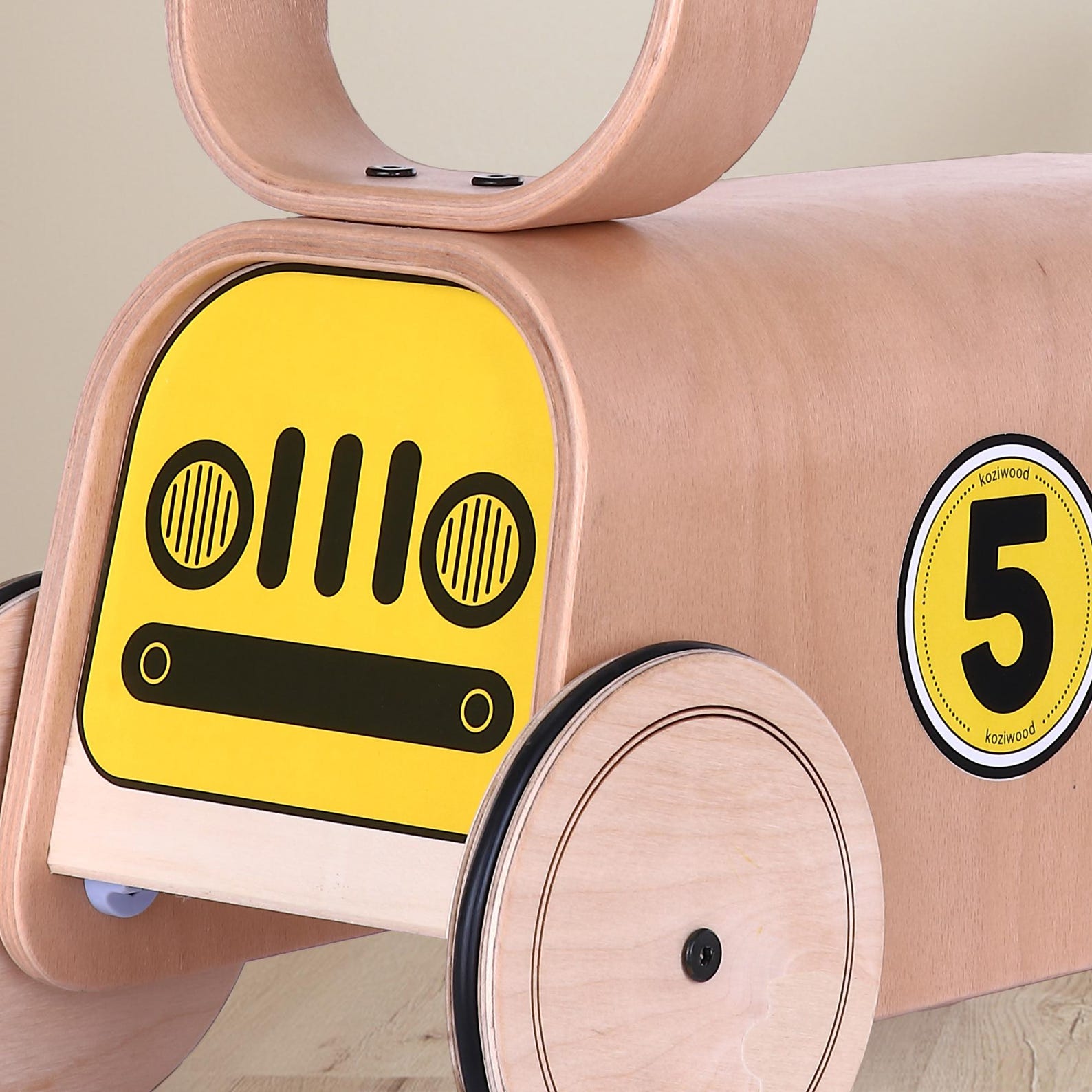 WOODEN BABY WALKER | Push & Pull Walker for Toddlers, 4 Wheels Baby ...