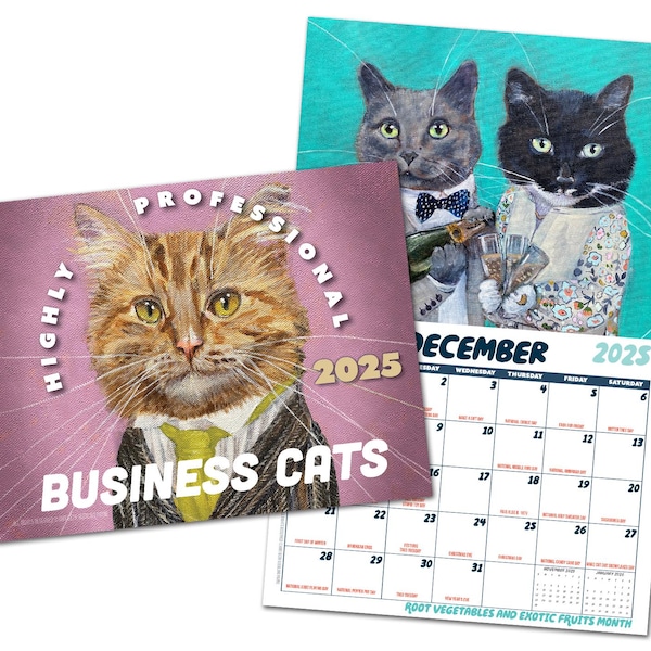 2026 Cat Calendar - Etsy