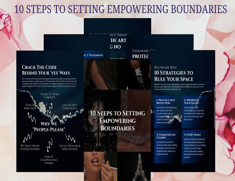 10 Steps to Setting Empowering Boundaries - Etsy
