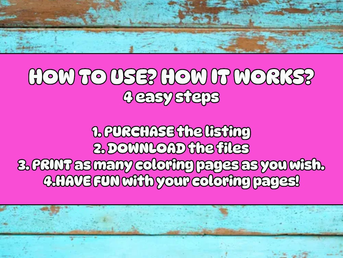 50 Magical Princess Coloring Pages for Kids - Digital Download ...