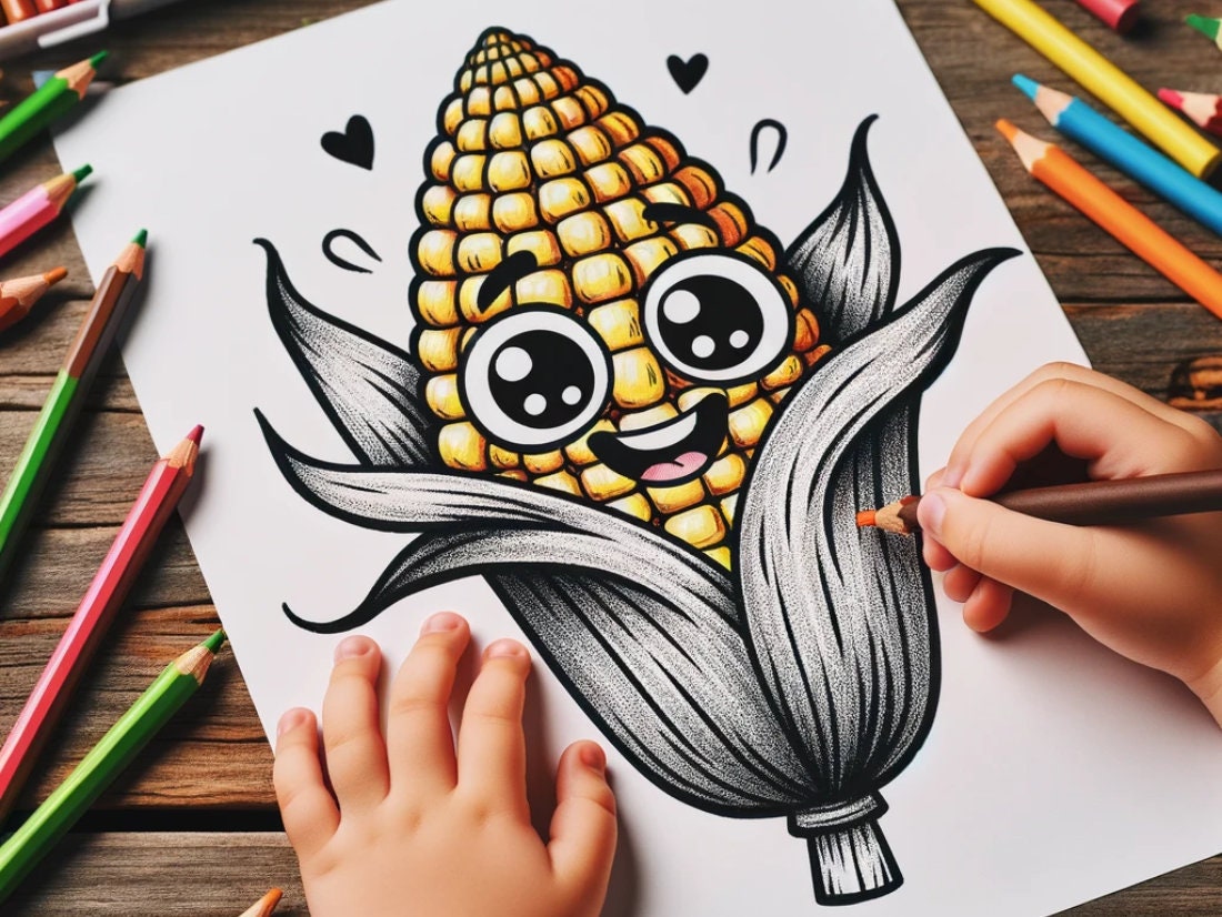 Coloring Pages for Kids - 50 Fruits and Vegetables Printable ...