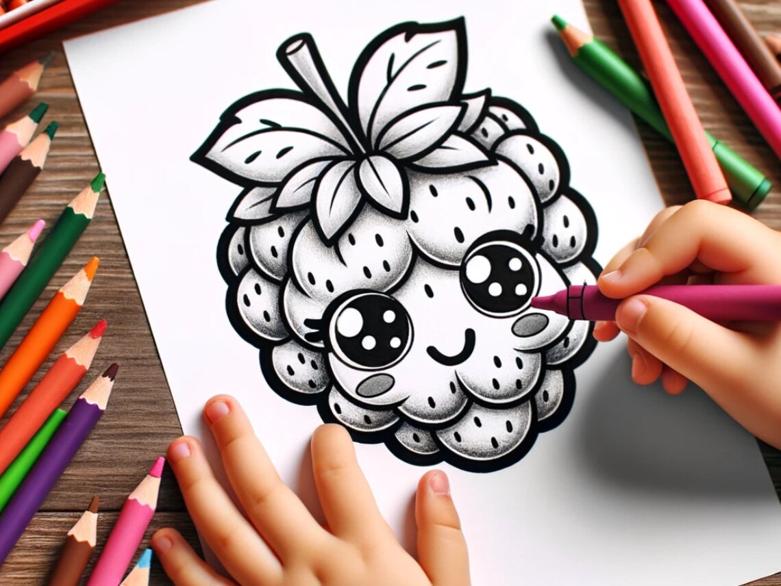 Coloring Pages for Kids - 50 Fruits and Vegetables Printable ...