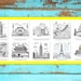World Landmarks Coloring Pages – 50 Famous Monuments (PDF) - Etsy