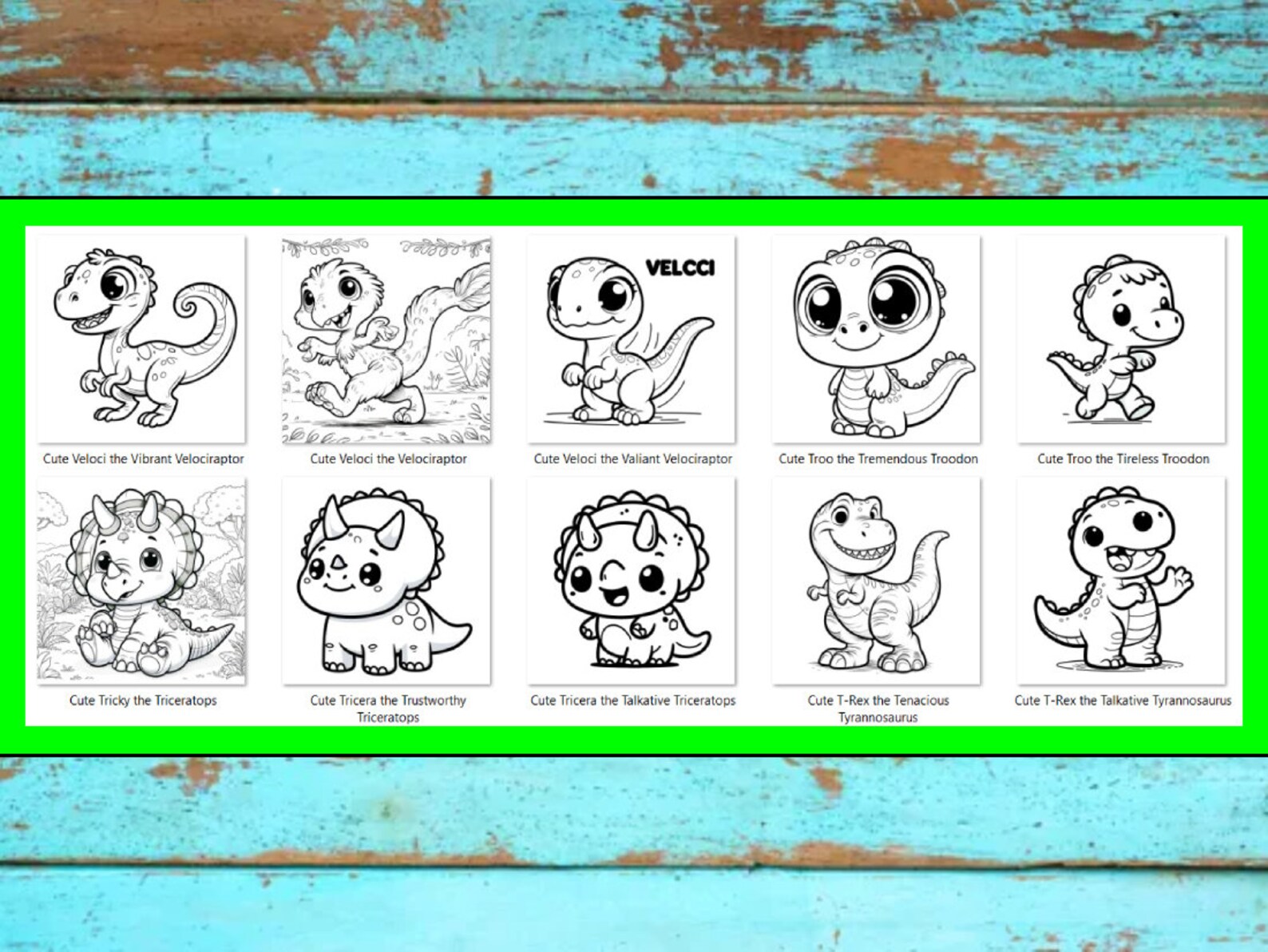 Coloring Pages for Kids - 50 Dinosaurs, Dinosaur Coloring Pages ...